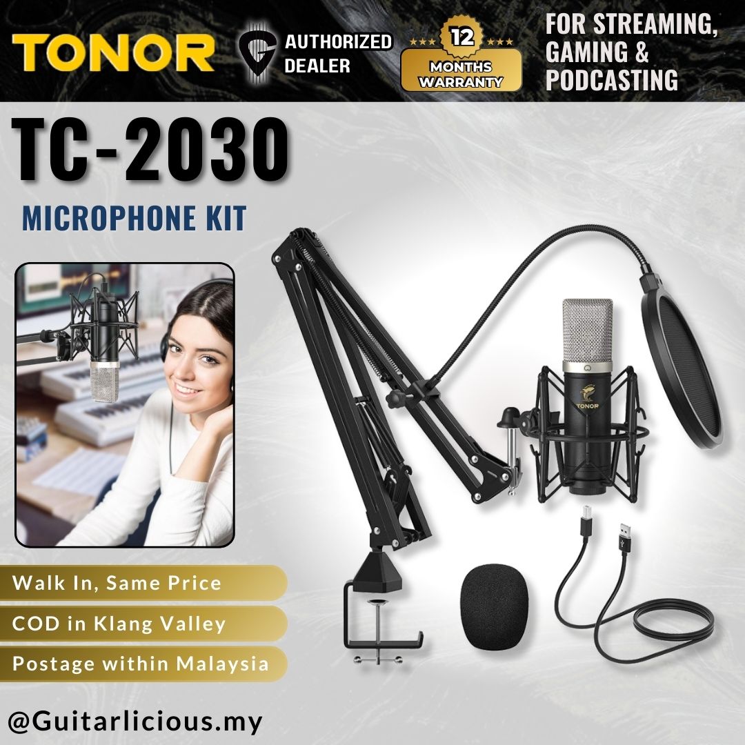 TONOR TC-2030 USB Condenser Microphone Kit ( TC 2030 / TC2030 ) – GUITARLICIOUS