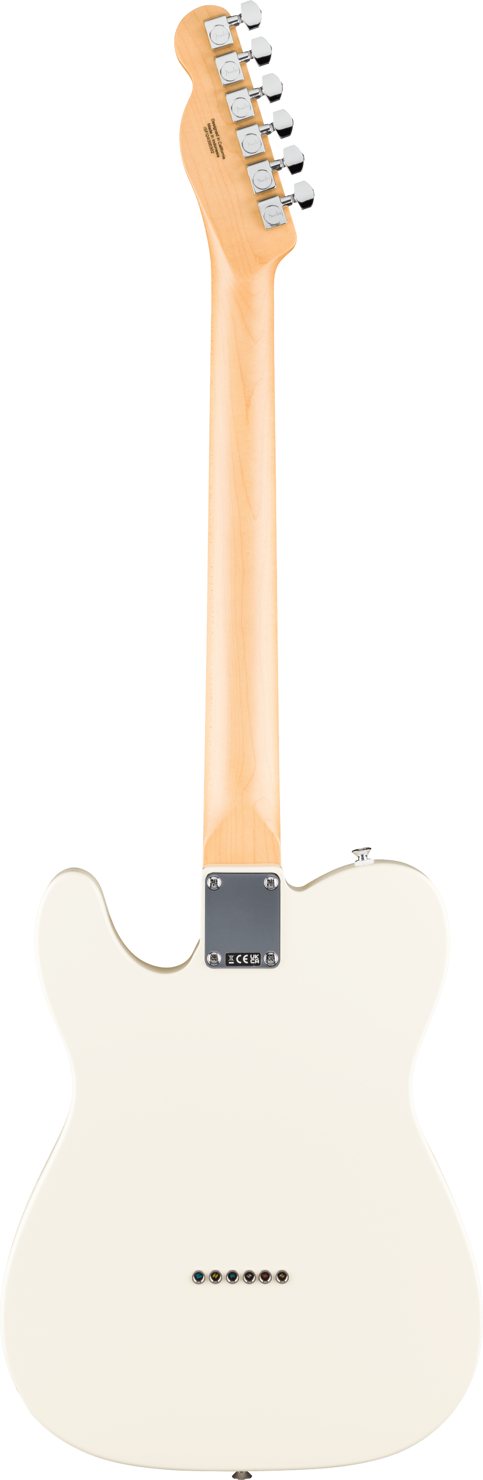 Fender Standard Telecaster Electric Guitar, Laurel FB, Olympic White ...
