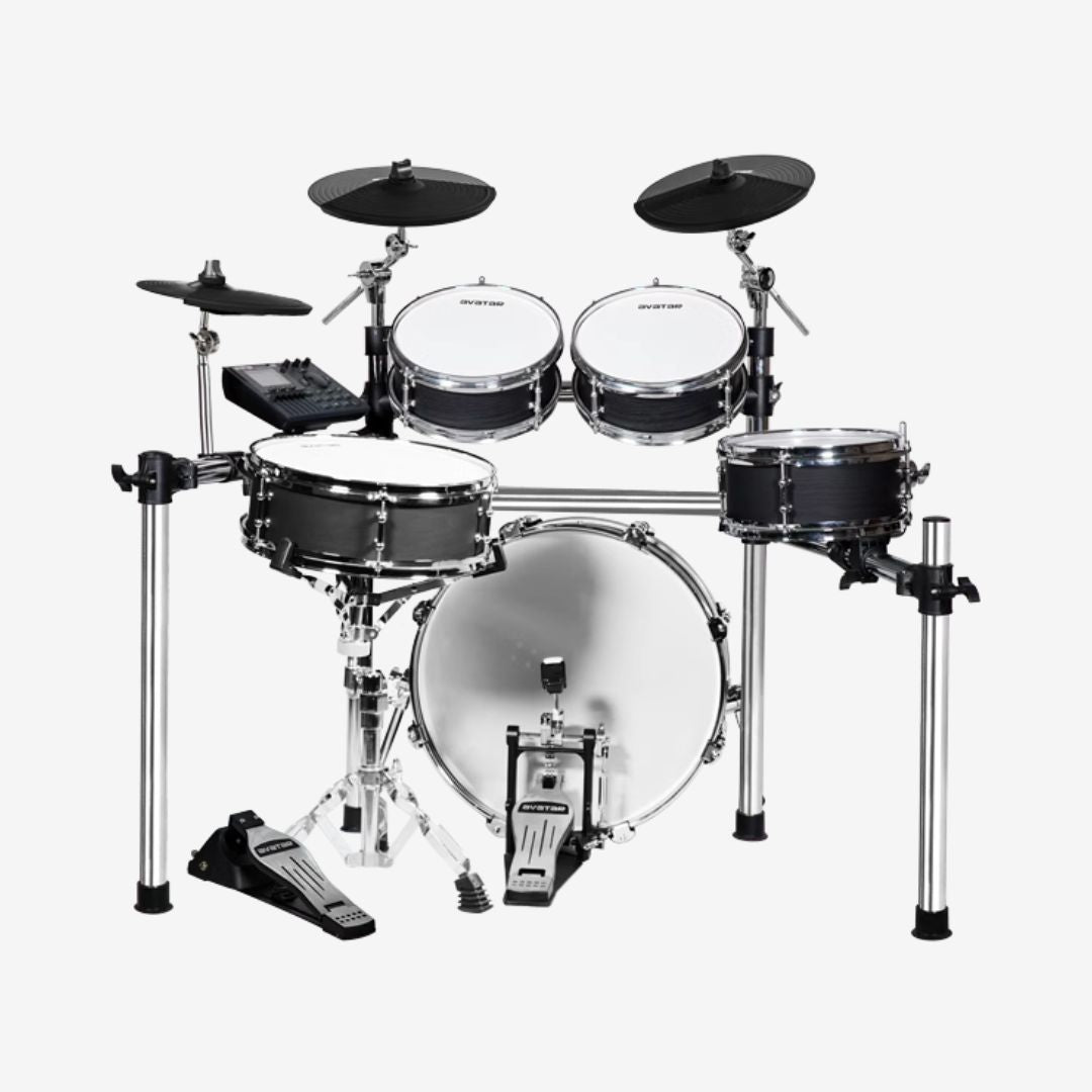 Avatar A41 Professional 8-Piece Mesh Kit Electric Drum Set /wShell ...