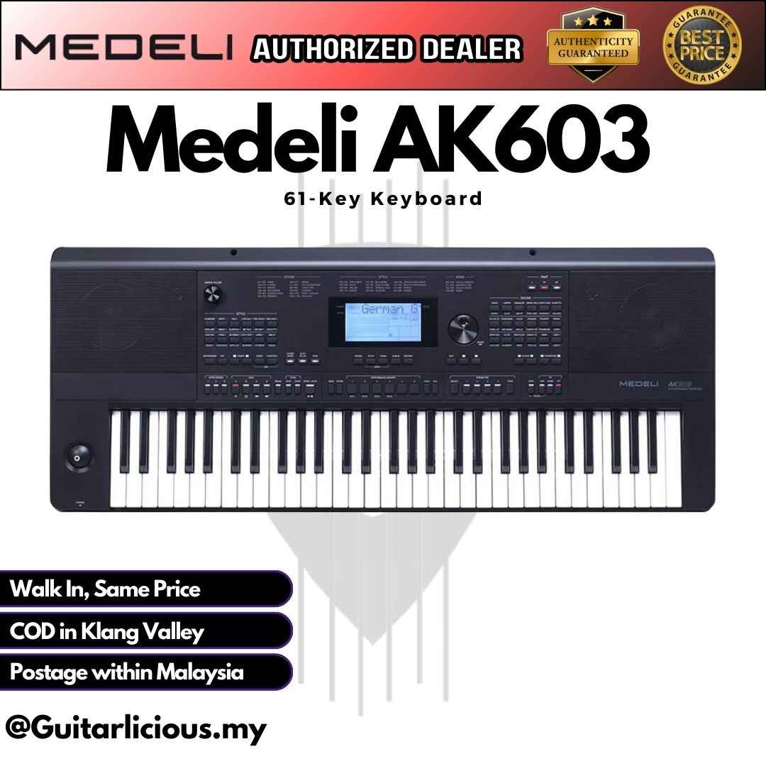 Medeli AK603 61-Key Keyboard - ( AK603 / AK 603 ) – GUITARLICIOUS