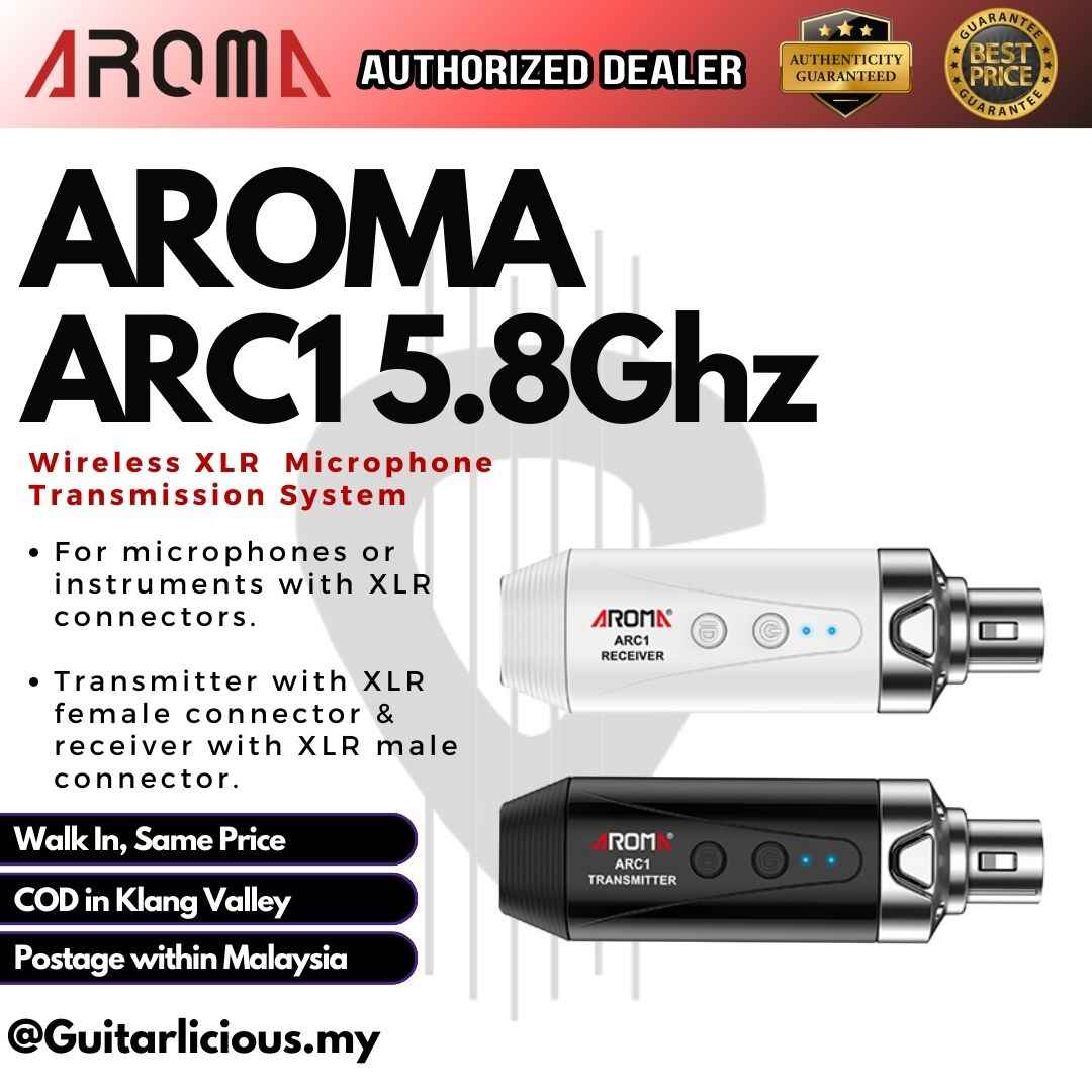 Aroma ARC1 5.8Ghz Wireless XLR Microphone Transmission System (ARC1 ...