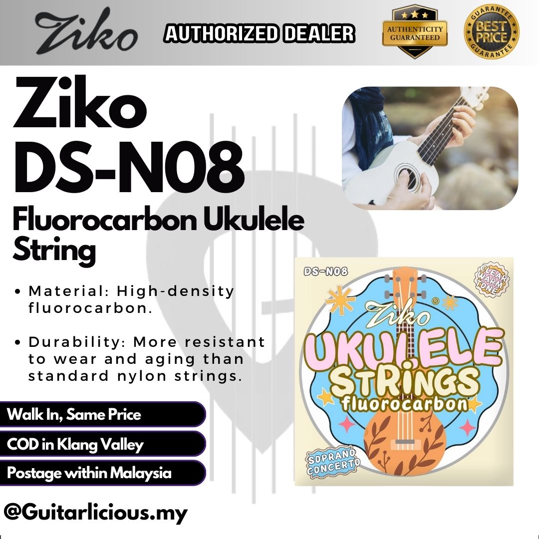 ZIKO DS-N08 Fluorocarbon Ukulele String – GUITARLICIOUS