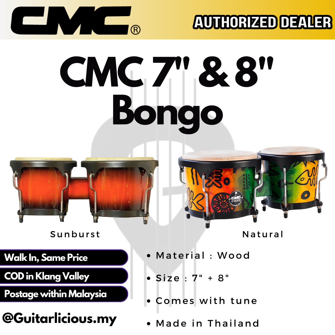 CMC Bongo Drum 7 inch & 8 inch (Made in Thailand) - CMC-BT-010 ...