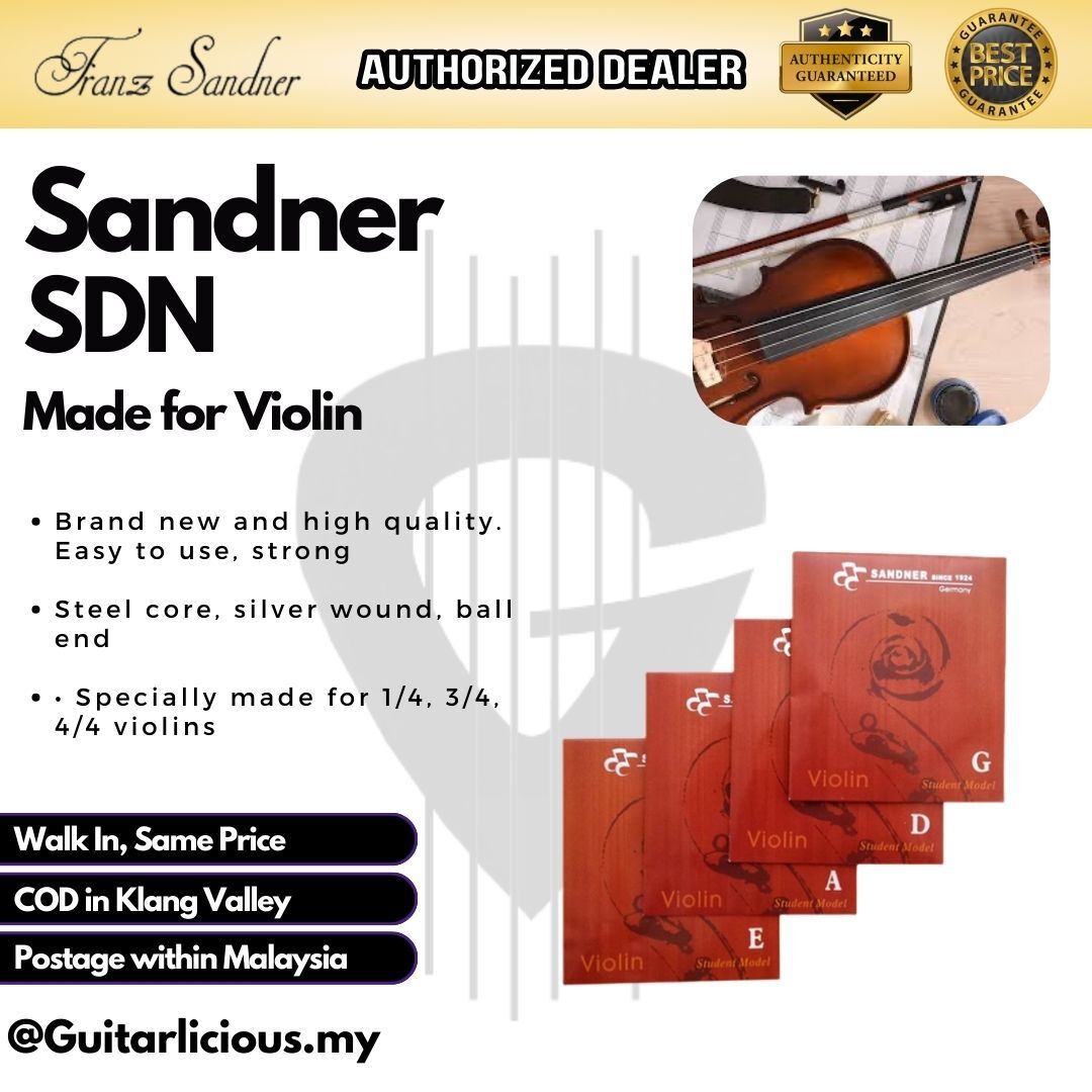 Sandner Violin String Set (4 strings) - SDN – GUITARLICIOUS