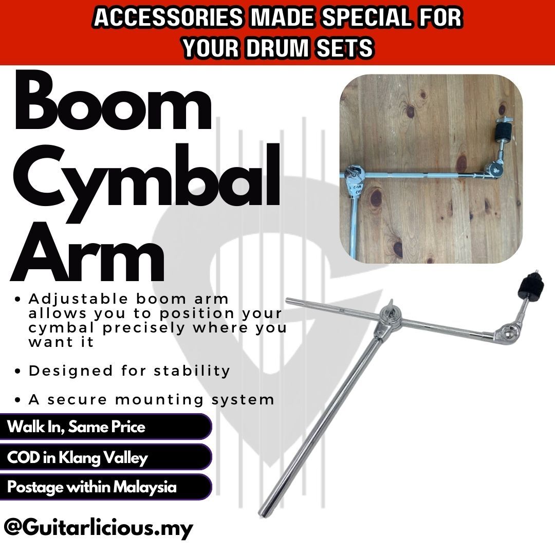 Adjustable Extension Boom Arm Cymbal Holder ( C1A / C-1A ) – GUITARLICIOUS