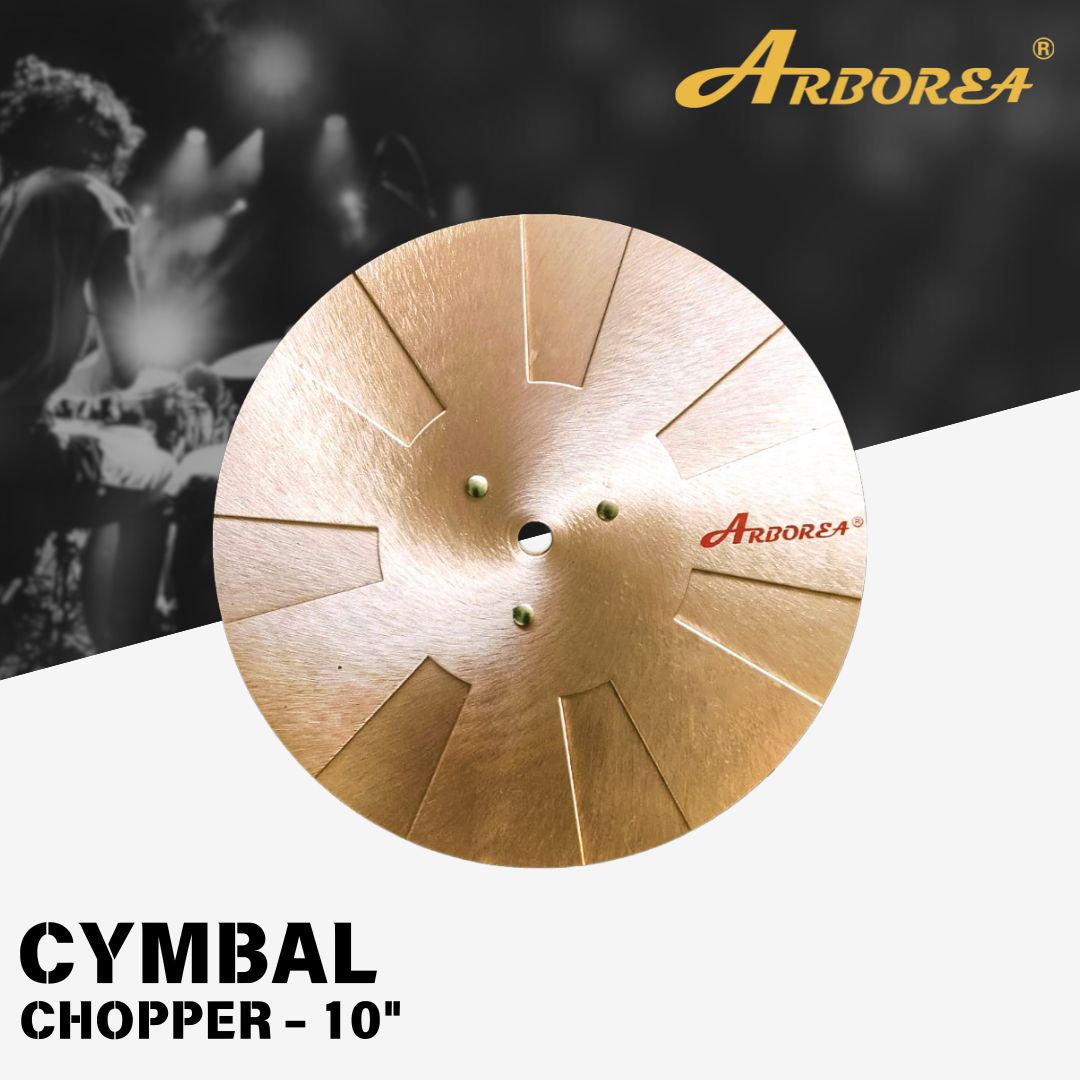 Arborea Chopper 10” Cymbal – Unique FX Cymbal for Dynamic Drumming ...