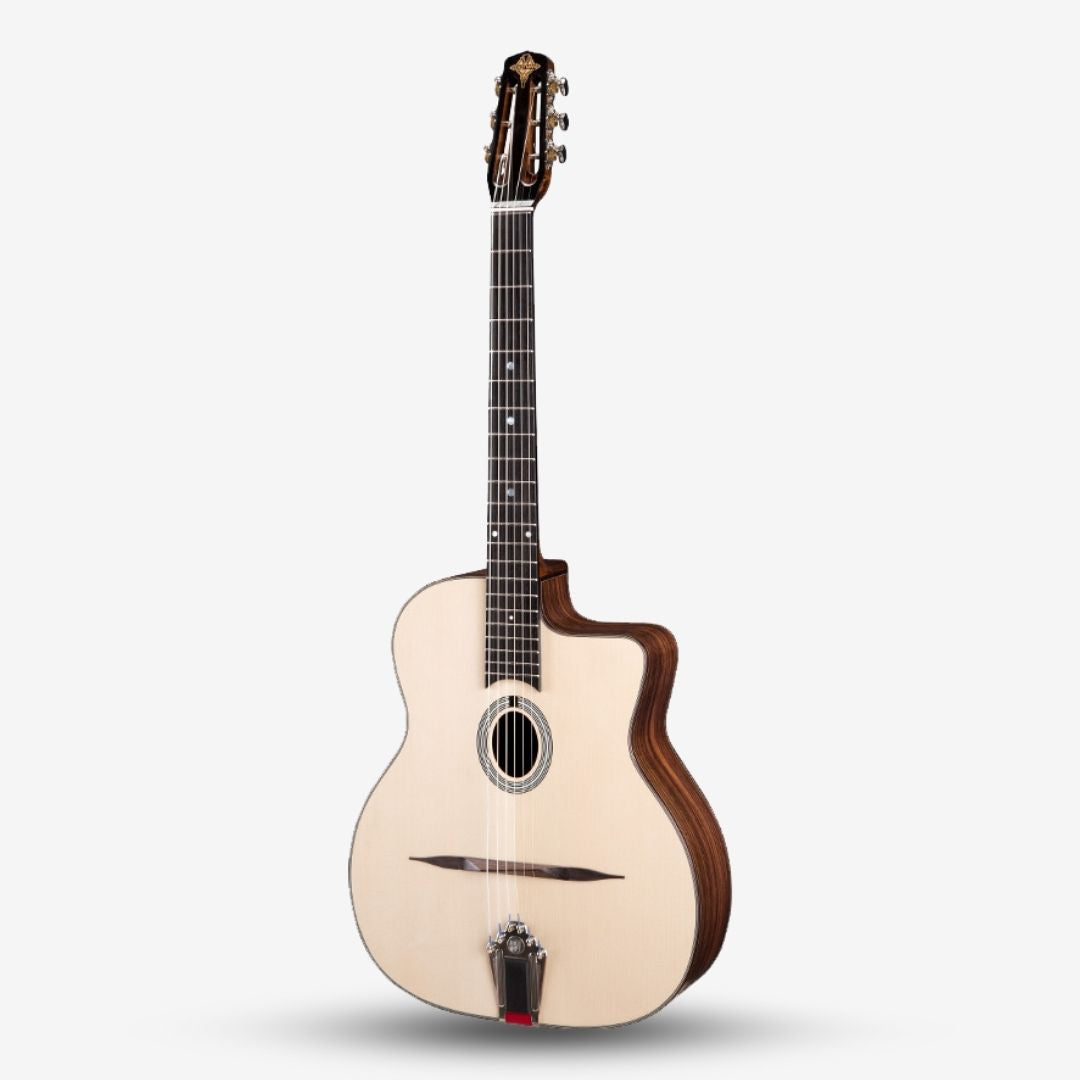 Eastman DM1 Gypsy Jazz Acoustic Guitar Sitka Spruce & Rosewood Laminat ...
