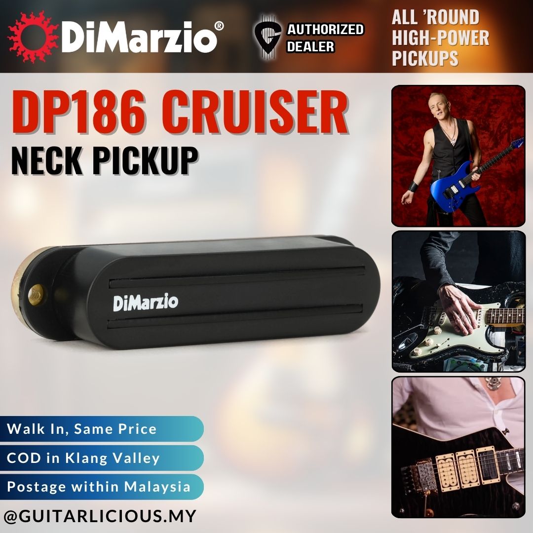 DiMarzio DP186 Cruiser Neck Pickup ( DP186-BK / DP186BK ) – GUITARLICIOUS
