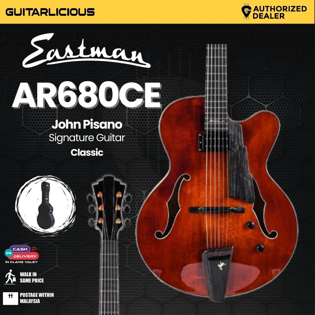 Eastman AR880CE John Pisano Signature Guitar – GUITARLICIOUS