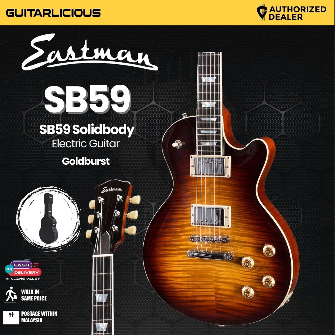 Eastman Guitars SB59 Solidbody Electric Guitar - Goldburst – GUITARLICIOUS