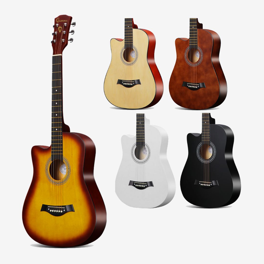 ZETA (Left Handed) Series 38” Beginner Acoustic Guitar – GUITARLICIOUS