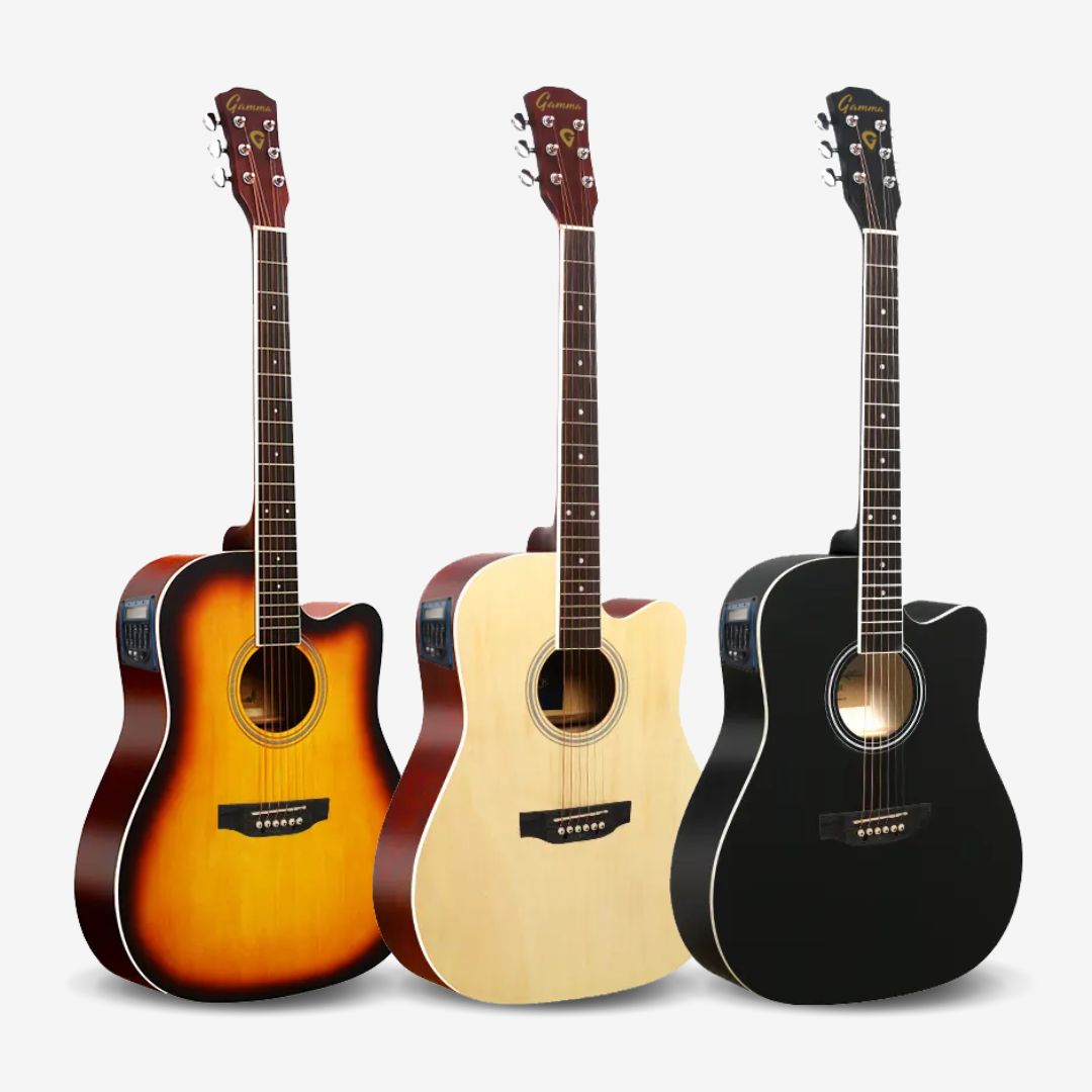 GAMMA Series 41 inch Acoustic Guitar with 4 band EQ (FT-G41-EQ ...
