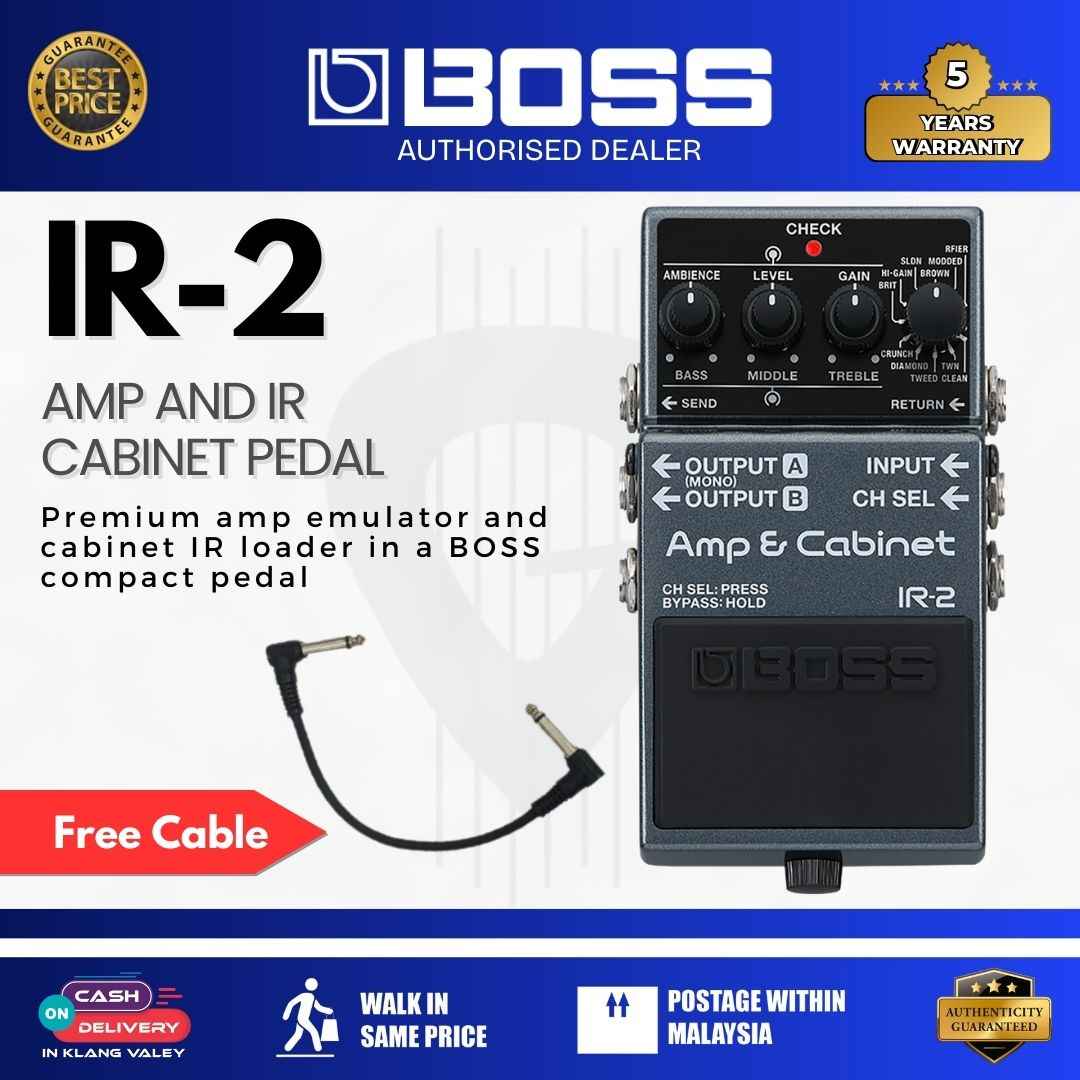 BOSS IR-2 Amp and IR Cabinet Pedal – GUITARLICIOUS