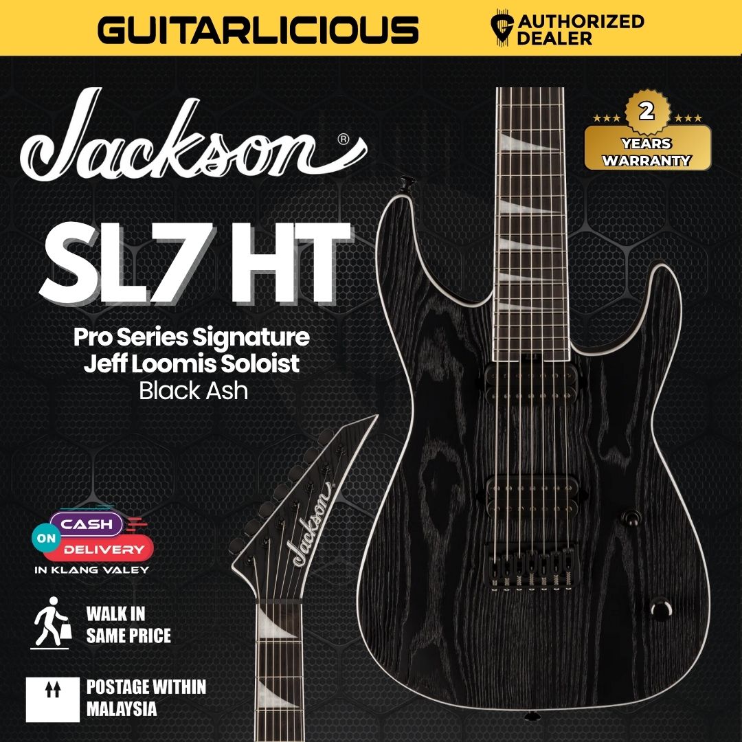 Jackson Pro Series Signature Jeff Loomis Soloist SL7 HT Electric Guita ...