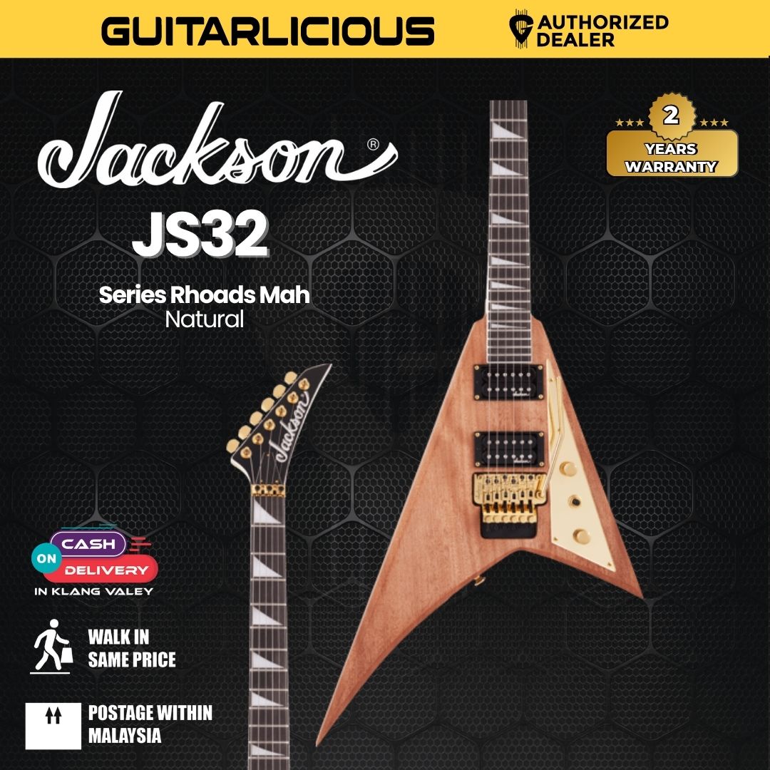 Jackson JS Series JS32 RR Electric Guitar, Amaranth FB, Natural ...