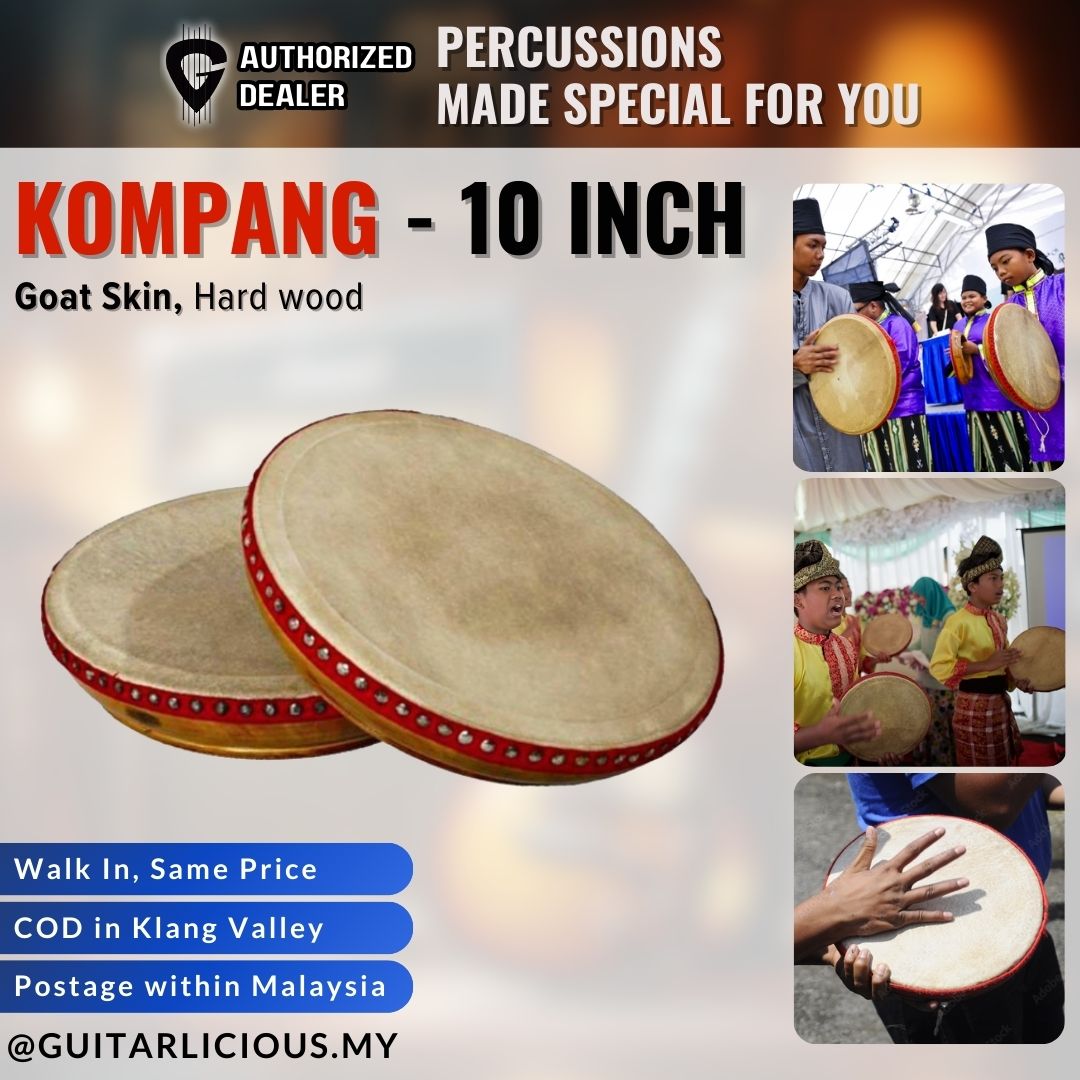 Goat Skin Kompang for Various Size – GUITARLICIOUS