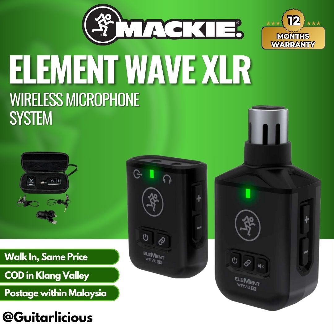Mackie EleMent Wave XLR – Compact Wireless XLR Microphone System for ...