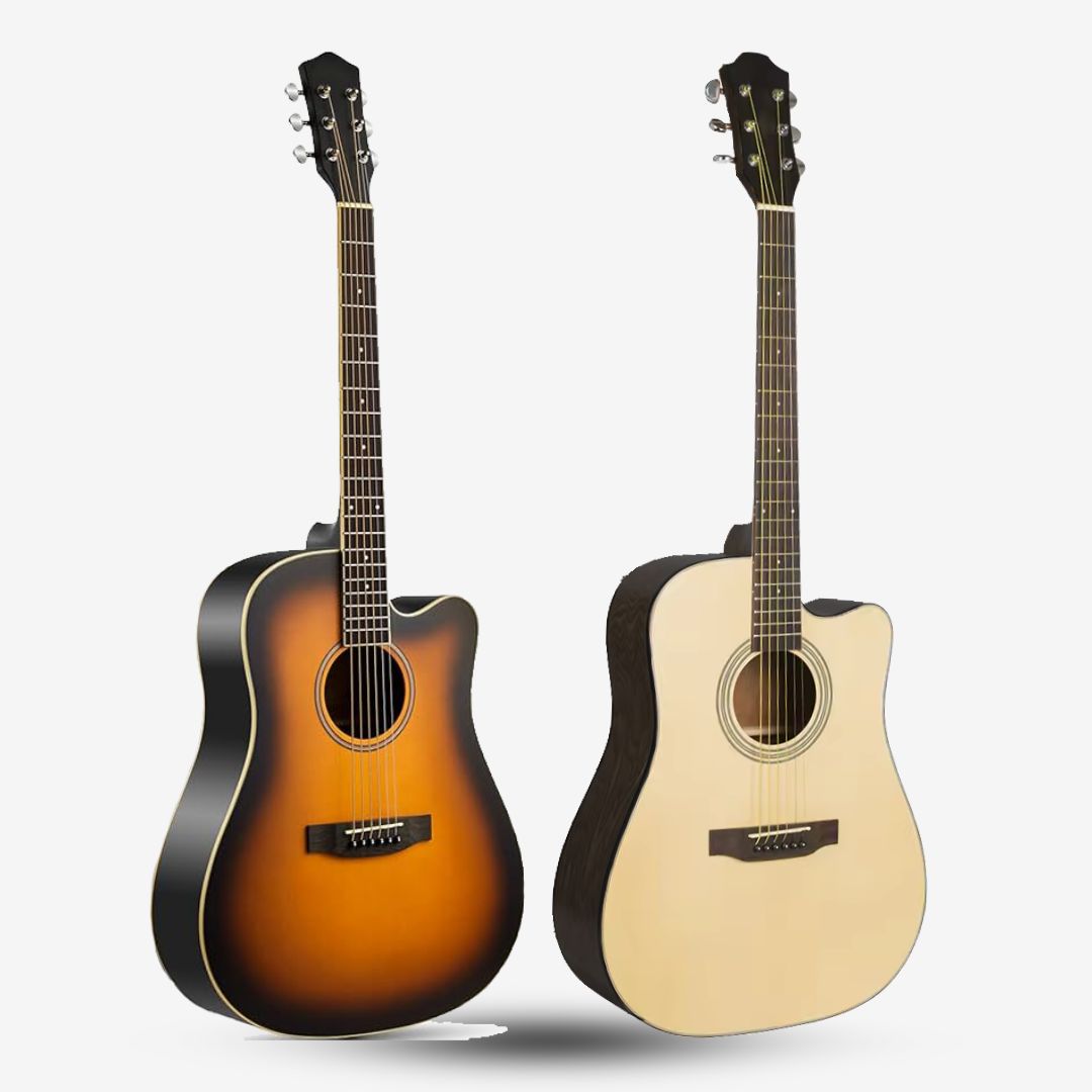 RCStromm MC41 41" Dreadnought 41 inch Acoustic Guitar with Cutaway ...