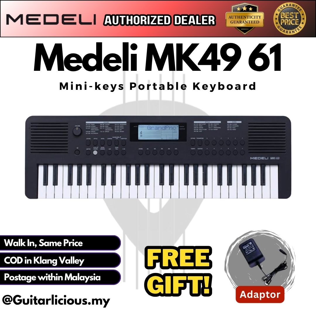 Medeli MK49 49 Mini-keys Portable Keyboard – GUITARLICIOUS