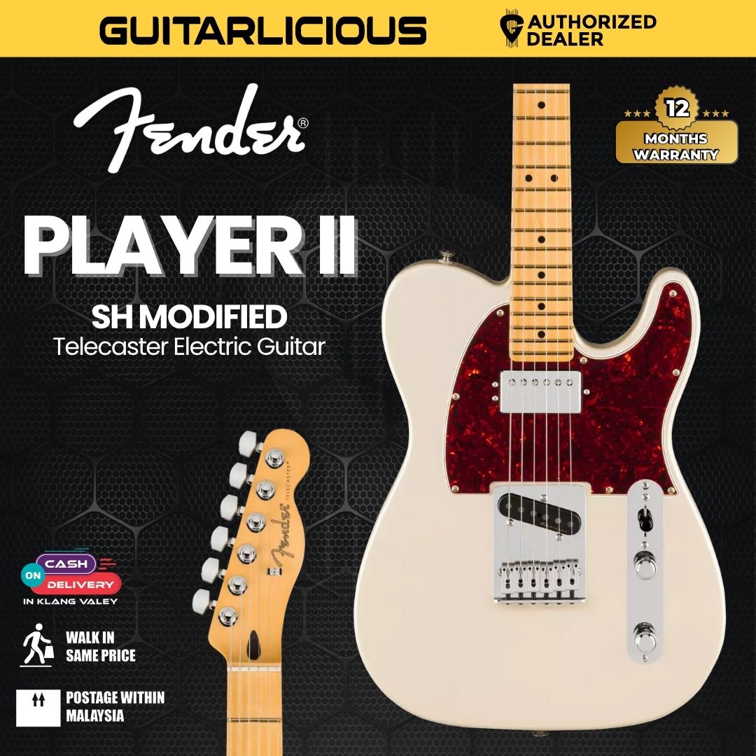 Fender Player II Modified Telecaster SH Electric Guitar, Maple FB, Oly ...