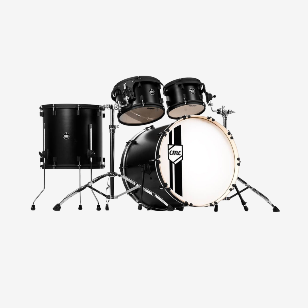 CMC Prelude Poplar 5 Piece Acoustic Drum Set (Made in Thailand)- Black ...