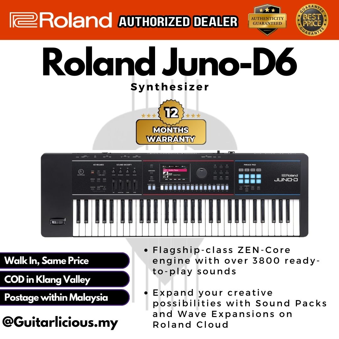Roland Juno D6 Synthesizer – GUITARLICIOUS