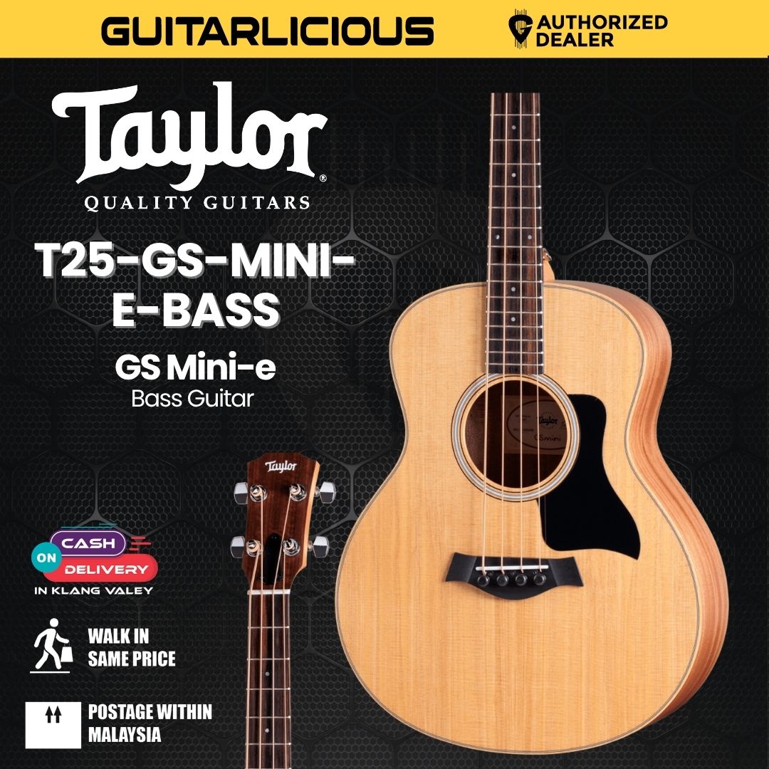 Taylor GS Mini-e Bass Guitar With Bag – GUITARLICIOUS