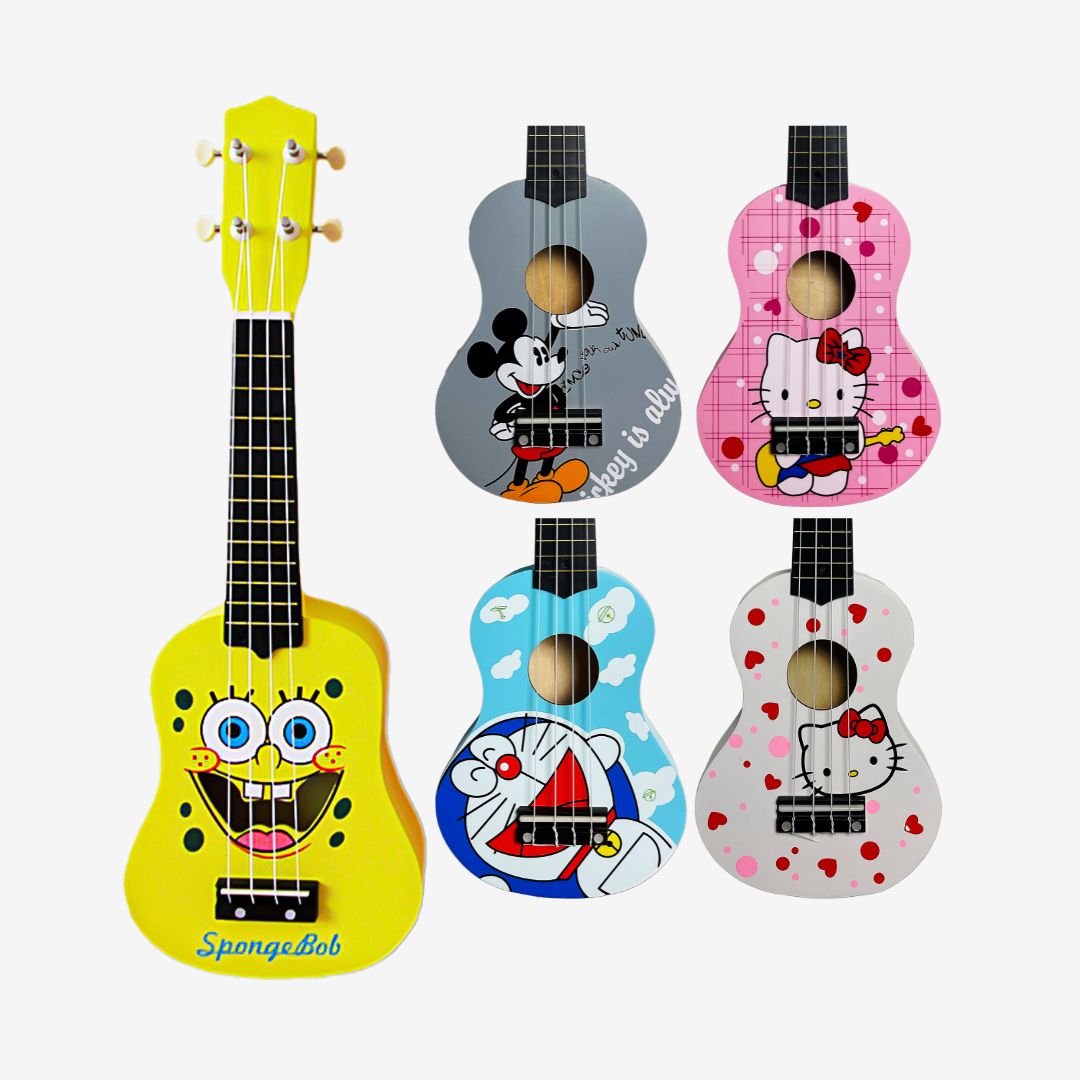 Kappa CARTOON Series 21 inch Soprano Beginner Color Ukulele with Bag ...