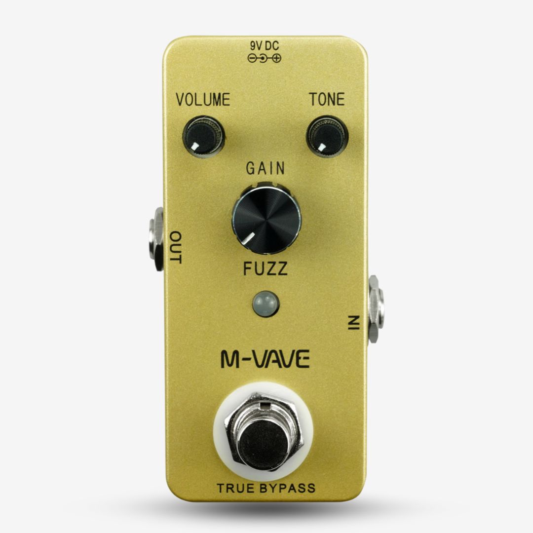 M-VAVE FUZZ Vintage Fuzz Guitar Effect Pedal True Bypass Guitar Pedal ...