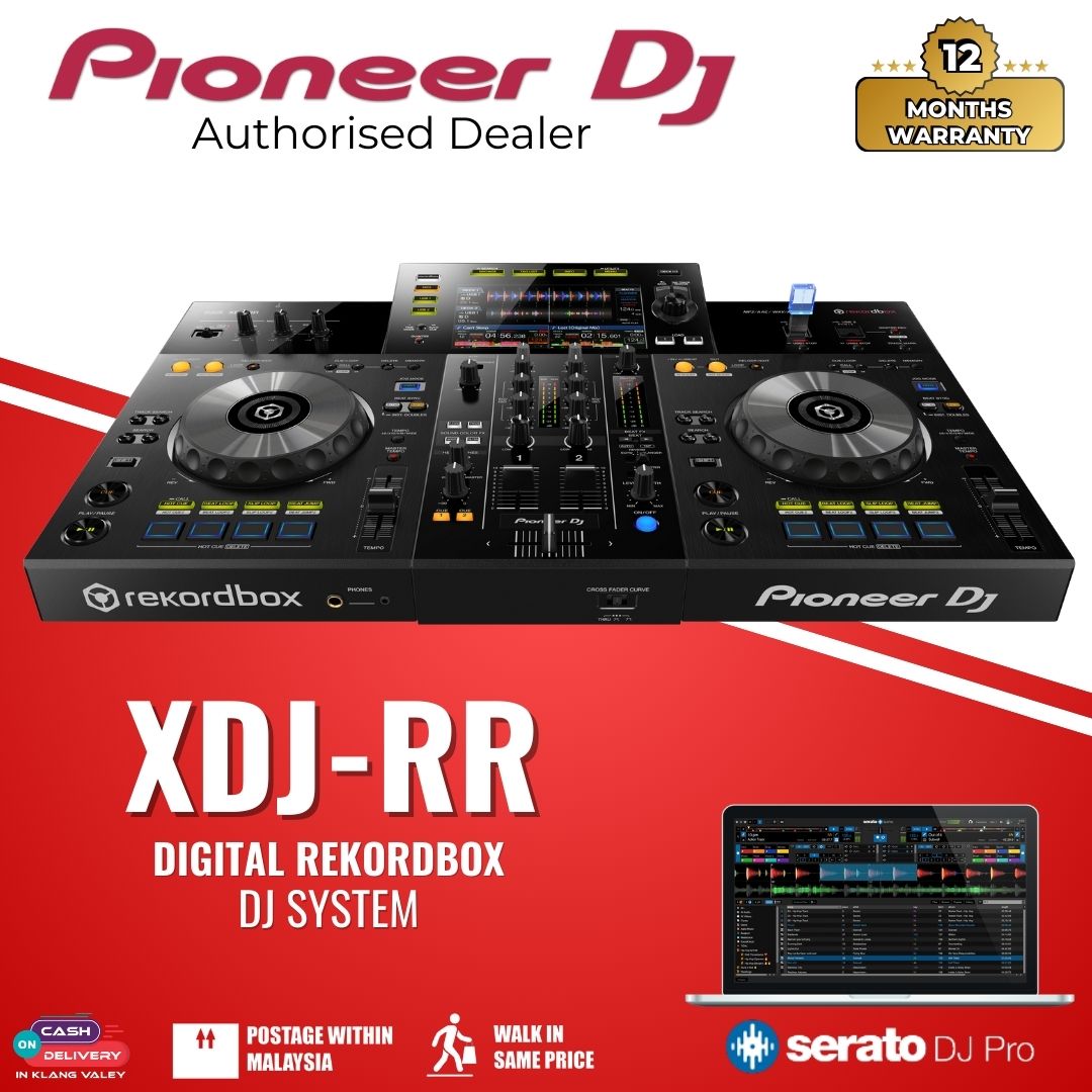 Pioneer DJ XDJ-RR | 2-Channel All-in-One Rekordbox DJ System with 7" Touchscreen & Dual USB ...