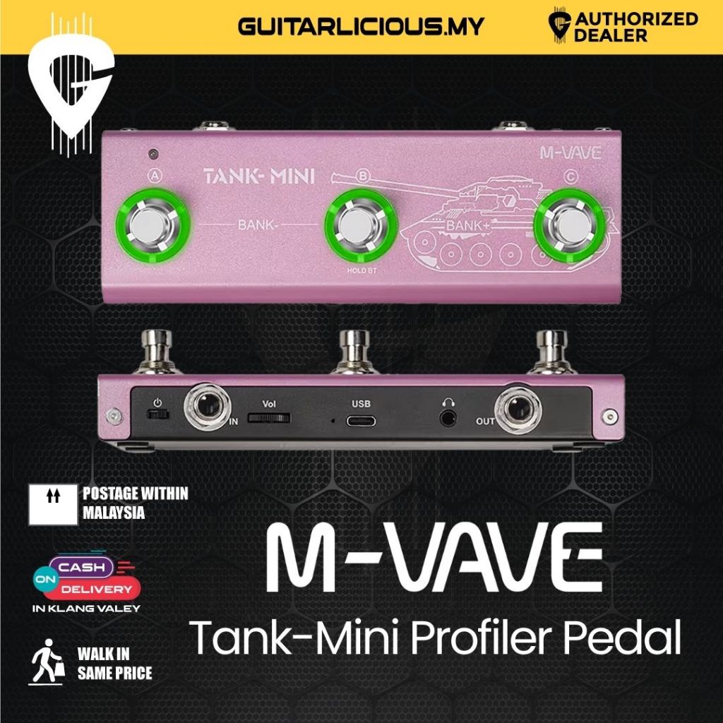 M-Vave Tank-Mini Profiler Pedal – GUITARLICIOUS