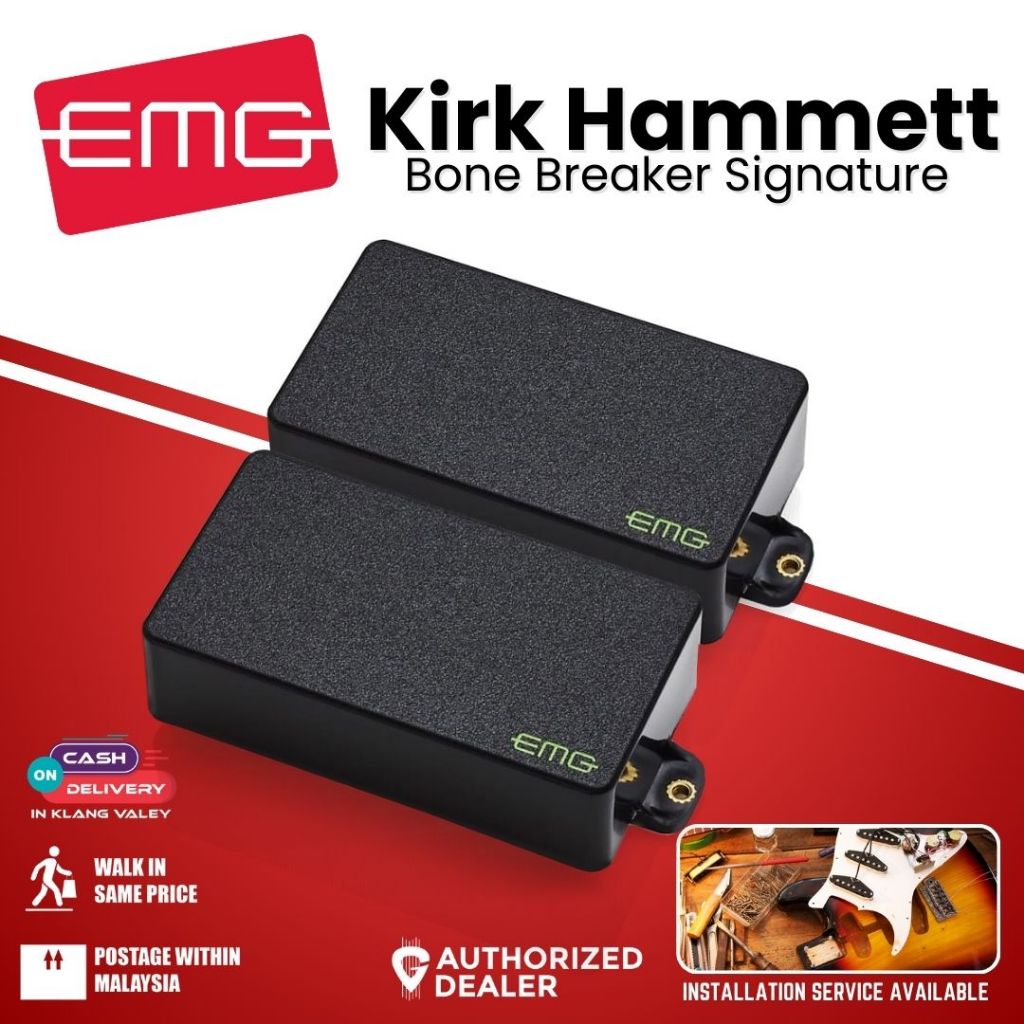 EMG Kirk Hammett Bone Breaker Signature Pickup Set – GUITARLICIOUS