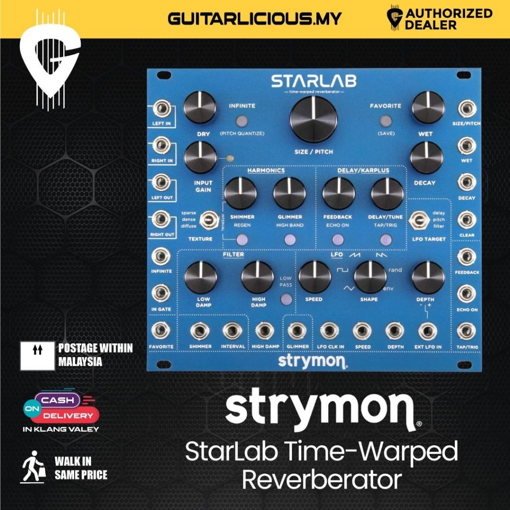 Strymon StarLab Time-Warped Reverberator Effects Module w/o adapter ...