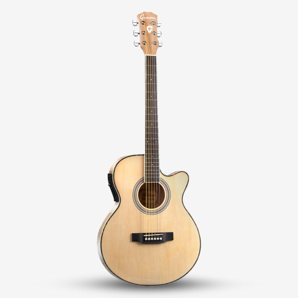 Gamma 40" Slim Body Acoustic Guitar w EQ GM40S-TM (V2) – GUITARLICIOUS